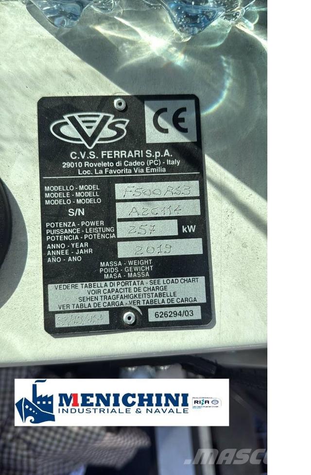 Cvs Ferrari F500 RS3, 2019, İtalya - reach stacker - konteyner ...