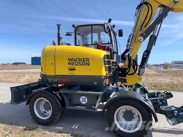 Wacker Neuson EW 100 , Uthyres, 2022, Isveç - lastik tekerli ...
